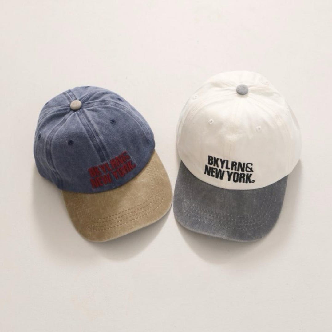 Kids New York Baseball Hat, Washed Hat, Vintage Cap, Unisex Hat ...