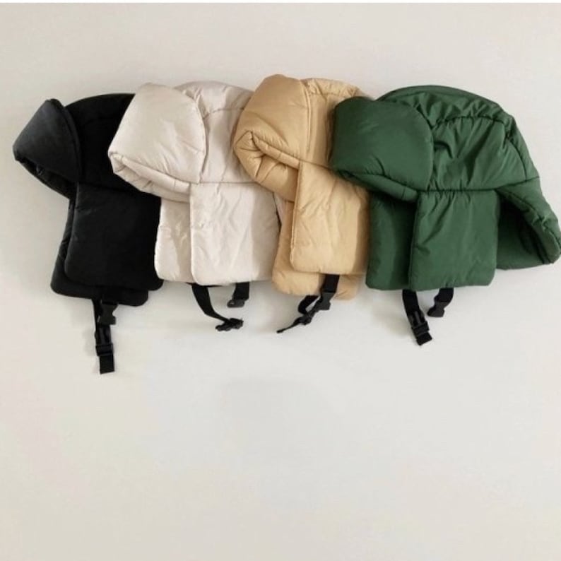 Kids Padded Trapper Hat, Toddler Ear Flaps With Buckle, Winter Padded ...