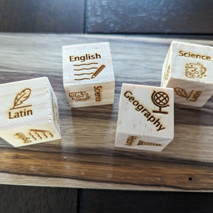 School Subject Dice for Classical Conversations (CC) - Etsy