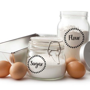 Baking Labels | Pantry Labels | Food Labels | Storage Organization ...