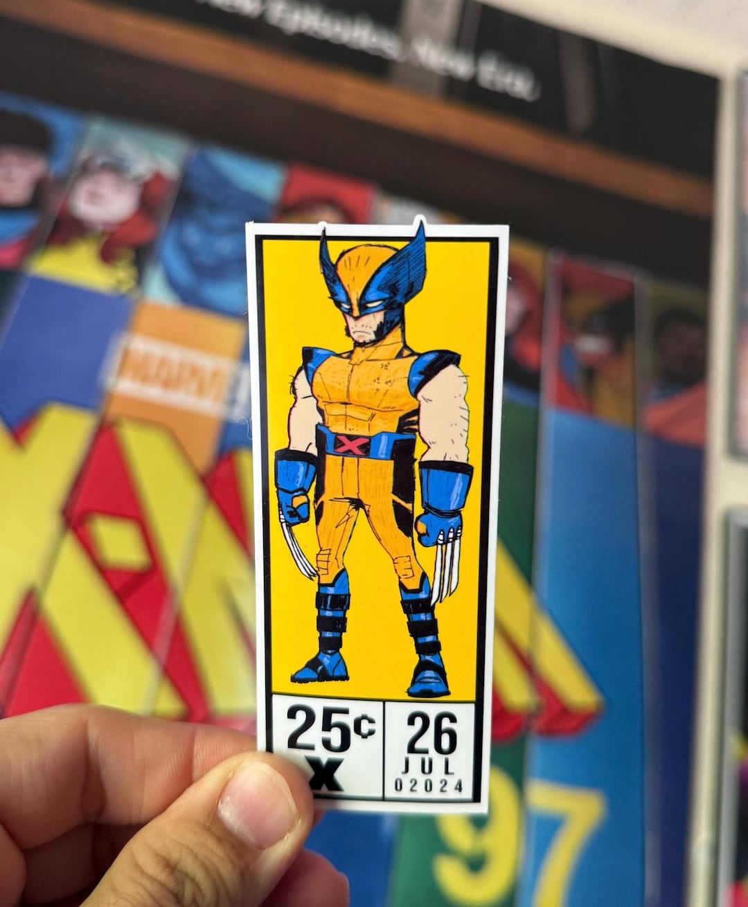 Vintage Comics Corner Box Sticker of the Man Who’s Best at What He Does ...