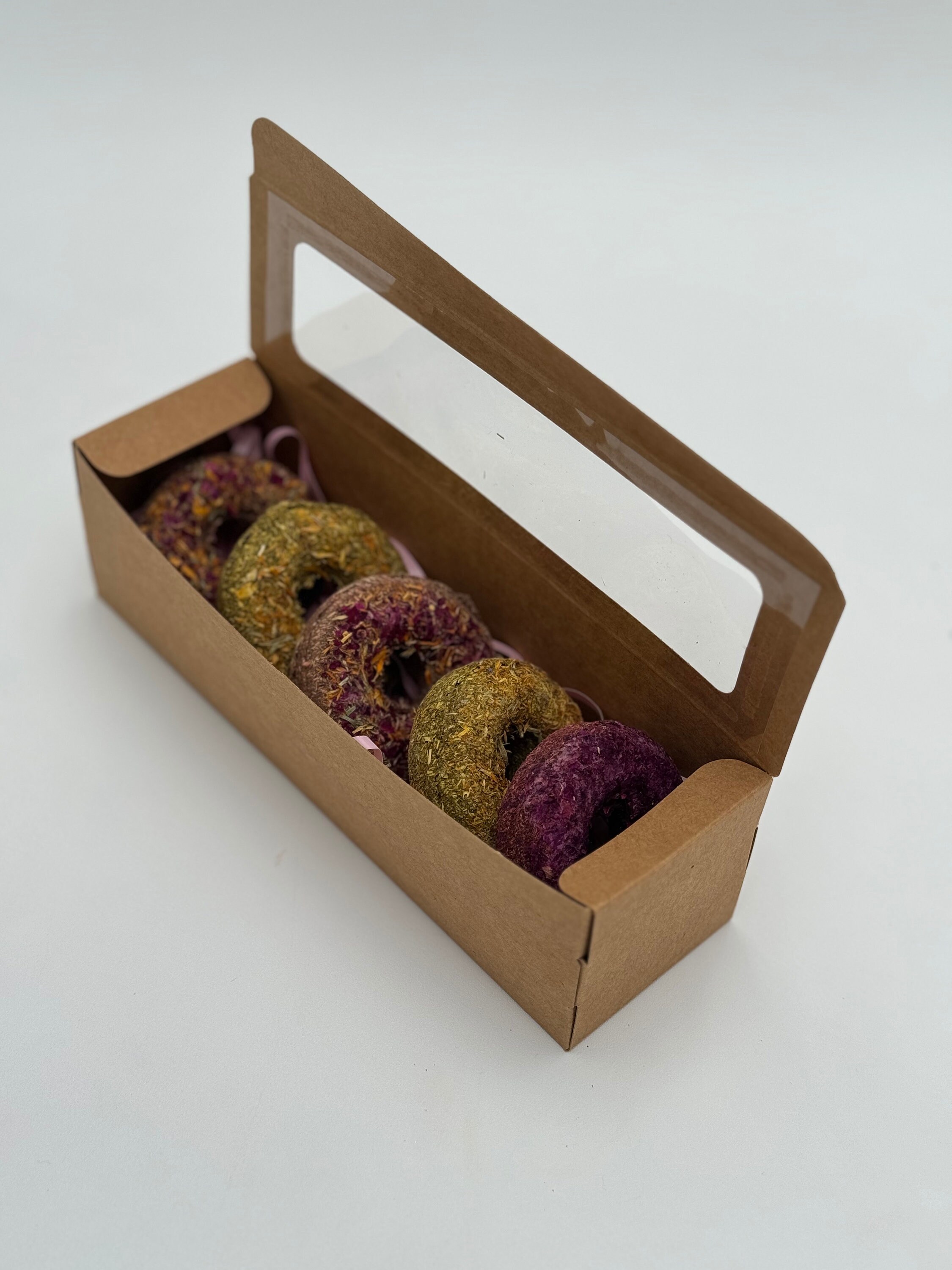 Assorted Timothy Hay Donuts for Bunnies. Rabbit Treat, Hamster Treat ...