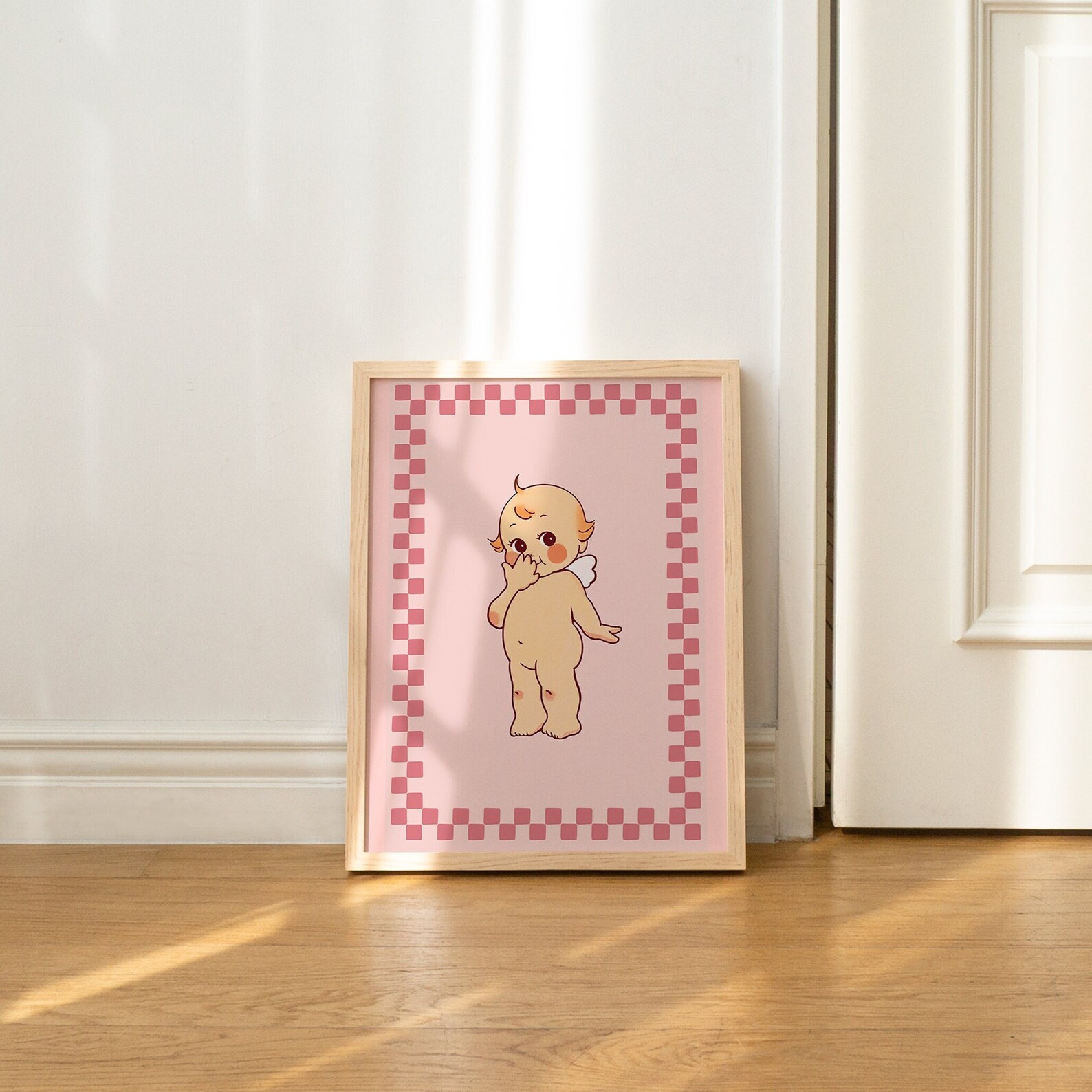 Kewpie Baby Pink | Large Printable Art | Digital Download Print ...