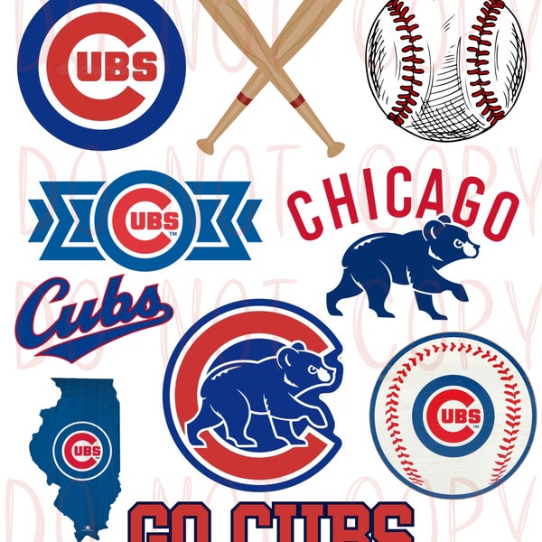 Chicago Cubs Svg - Etsy