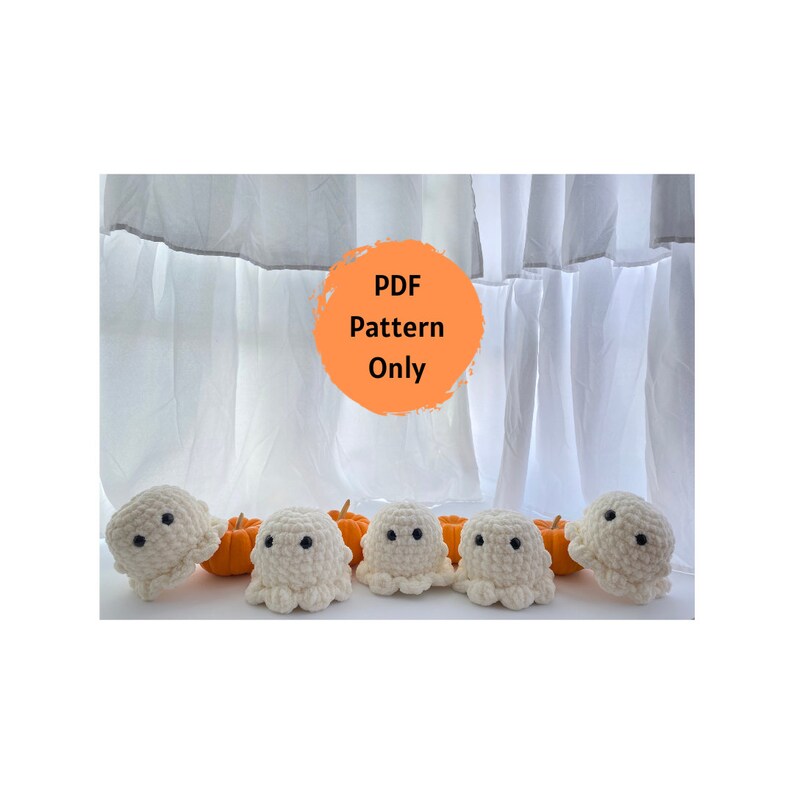 Pattern - No Sew Crochet Ghost Beginner Friendly PDF Download- Tomas ...