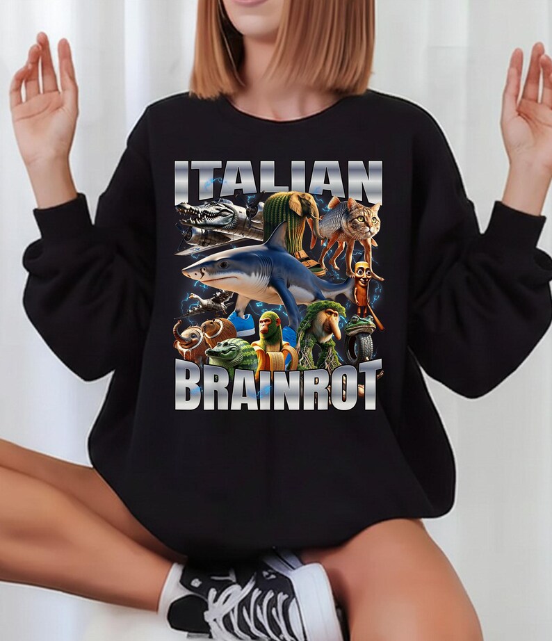 Vintage Italian Brainrot Shirt,funny Meme T-shirt,inappropriate Tee - Etsy