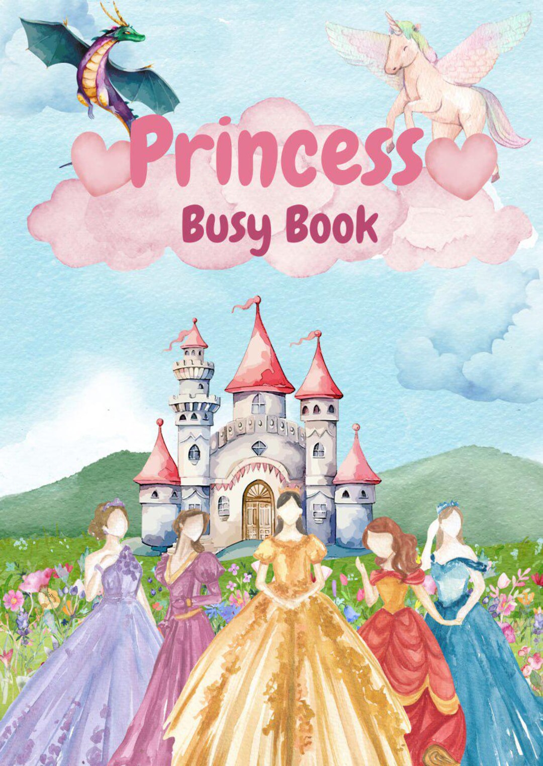 Princess Busy Book, Activity Book for Kids, Printable Busy Book - Etsy