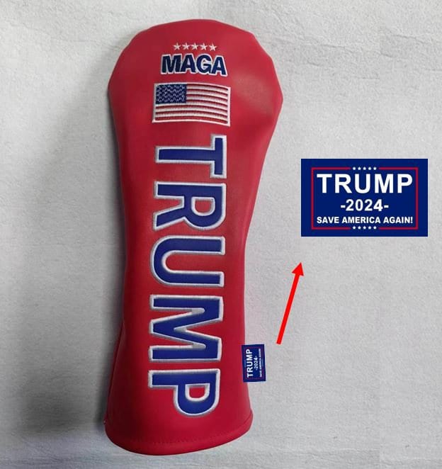 Trump 2024 USA MAGA Golf 460CC Driver Head Cover Headcover FREE ...