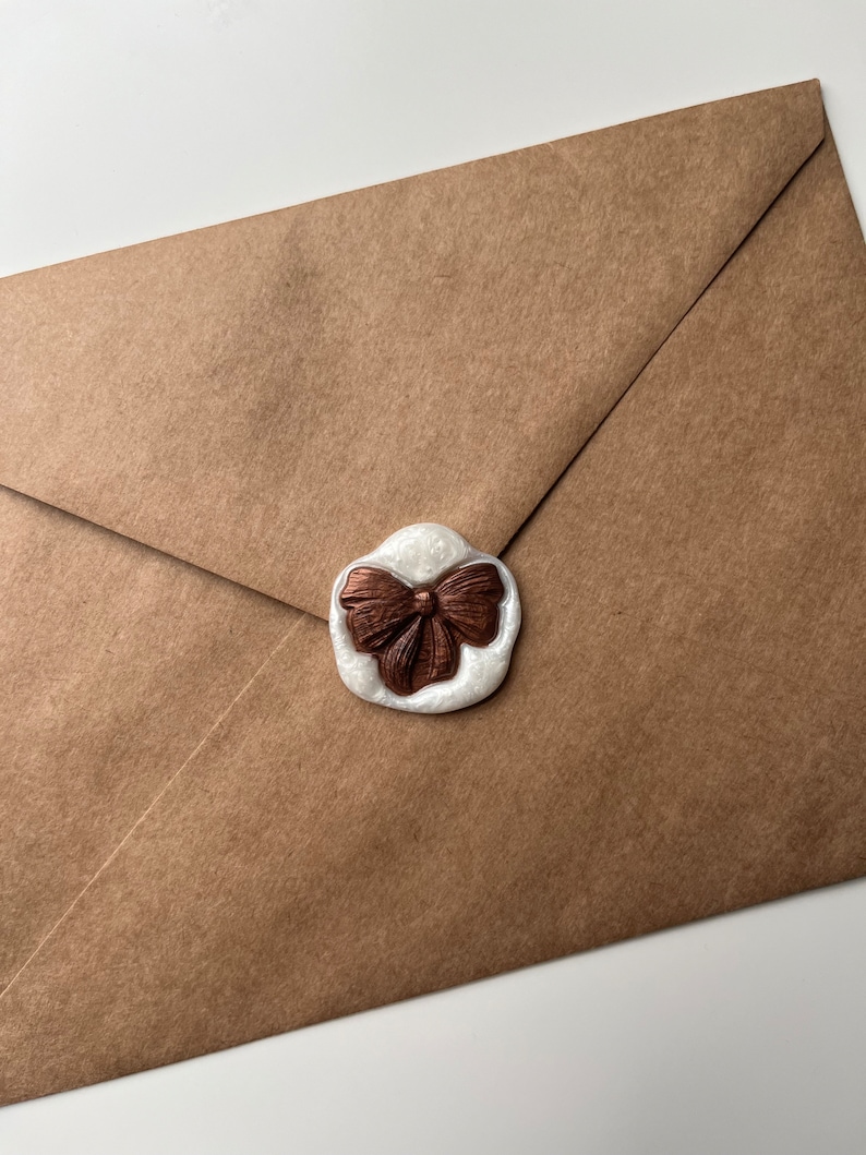 Bow Wax Seal Stickers, 3D Bows, Invitations, Gift Wrap, Cards, Seal ...