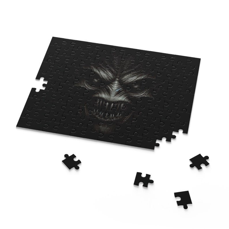 Nightmare's Gaze: Eerie Monster Face Dark Fantasy Creature Jigsaw ...