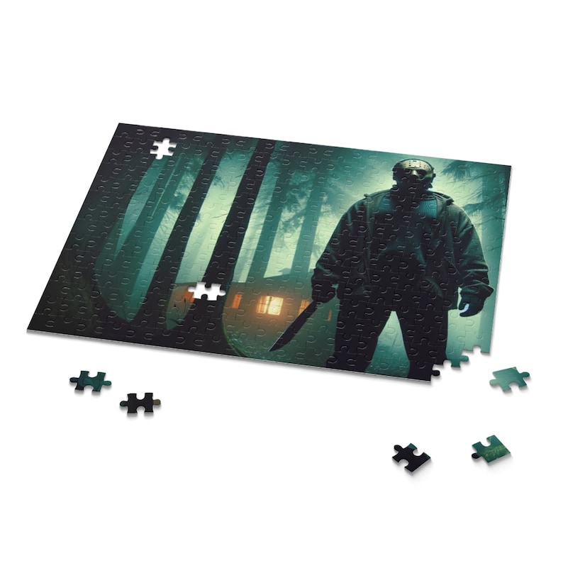 Midnight Terror 80s Slasher Horror Puzzle 120, 252, 500-piece - Etsy