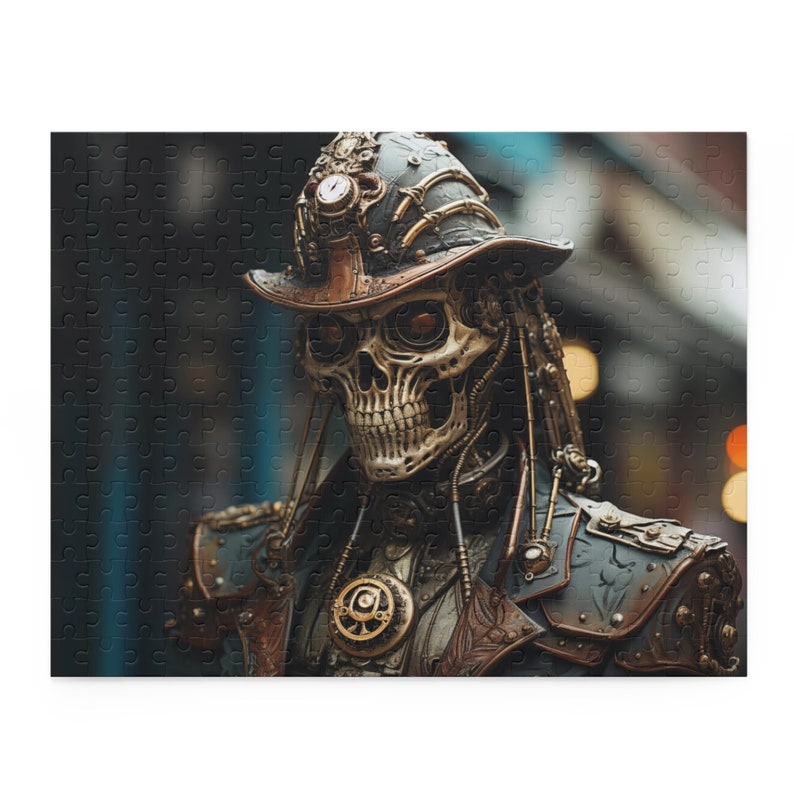 Steampunk Skeleton Sheriff: Mechanical Marvel of the Old West - Etsy