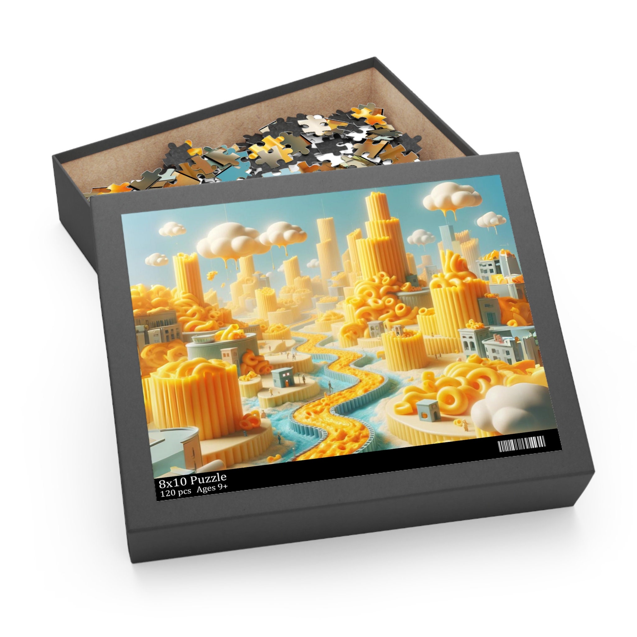 Macaroni Metropolis - Pasta-themed Cityscape With Noodle Skyscrapers ...