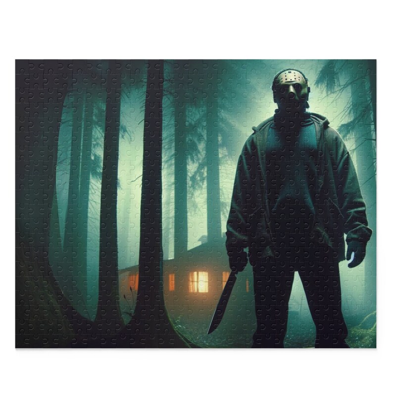 Midnight Terror 80s Slasher Horror Puzzle 120, 252, 500-piece - Etsy