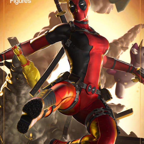 Deadpool Statue Stl Files - Etsy