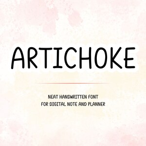 Neat Handwritten Font, Digital Planner Font, Realistic Handwriting Font ...