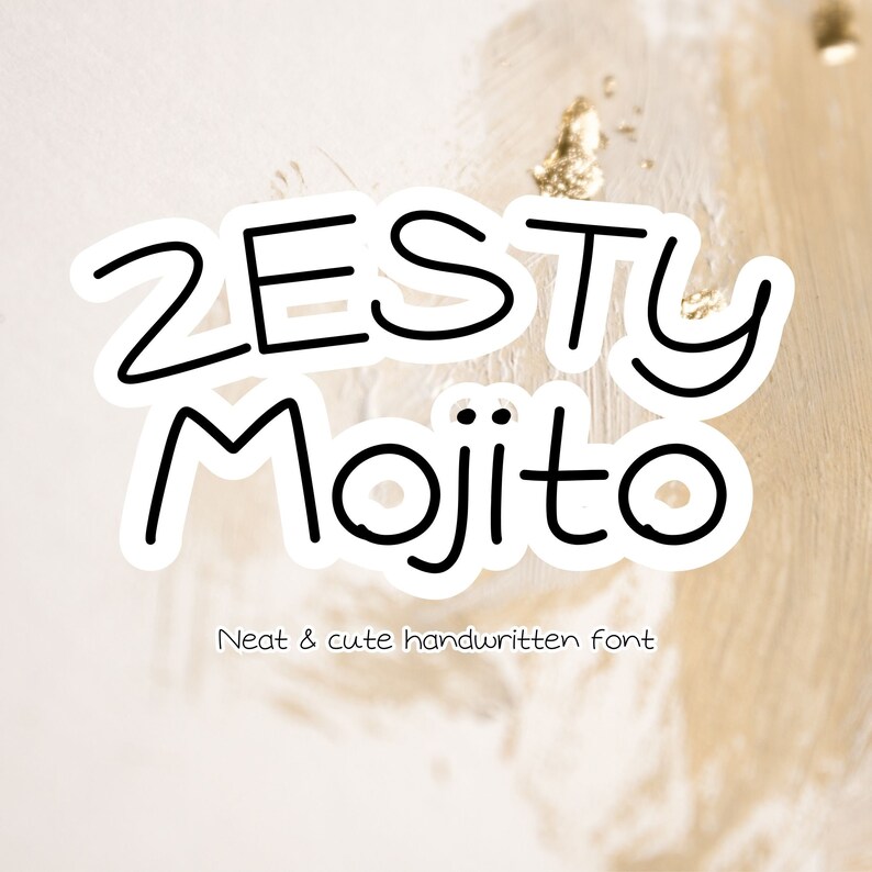 Neat Handwritten Font, Digital Planner Font, Realistic Handwriting Font ...