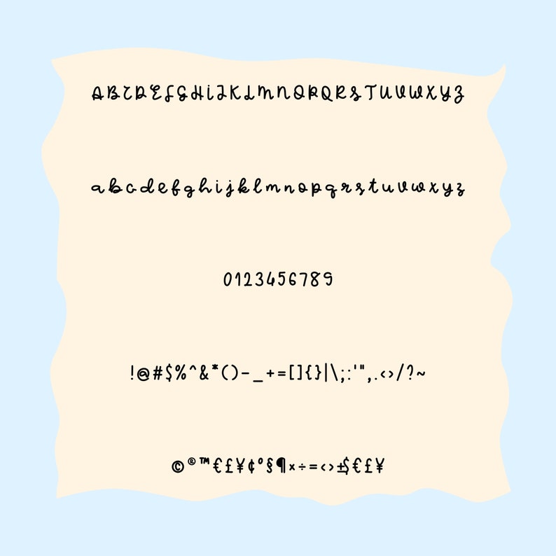 Noodle Salad Font Handwritten Script Font, Modern Font, Cursive Font ...