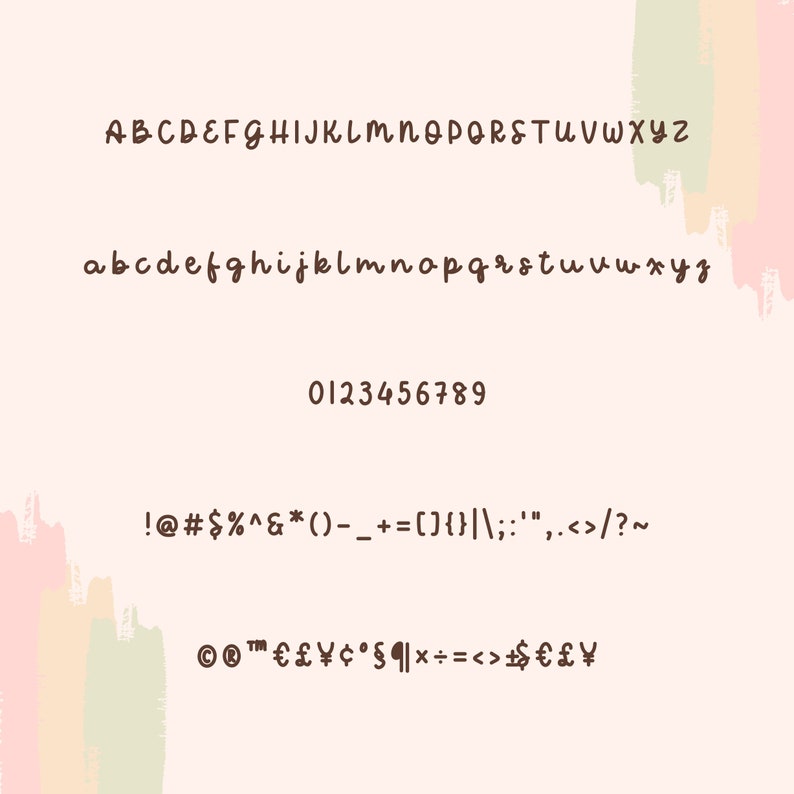 Spicy Ramen Font Handwritten Script Font, Modern Font, Cursive Font ...