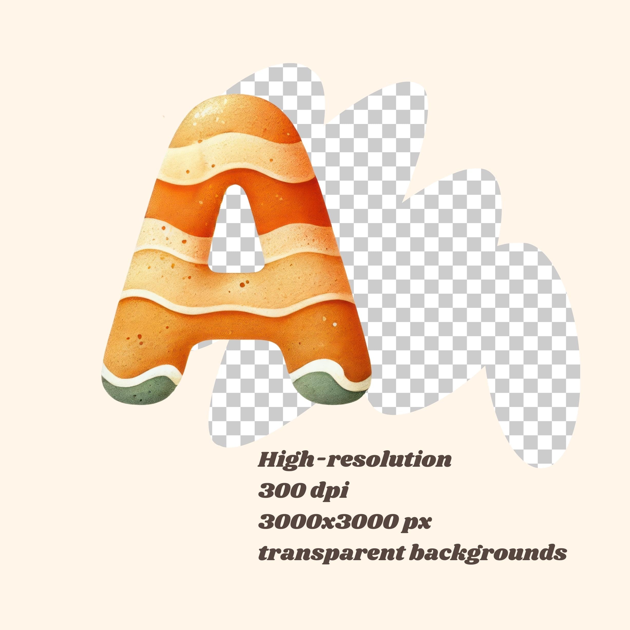 Sandy Shoreline Alphabet Clipart-watercolor Letters, Coastal ABC ...