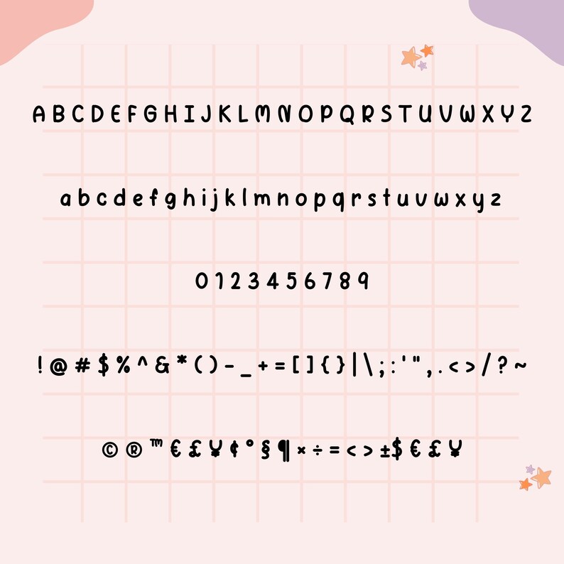 Neat & Cute Handwritten Font, Playful Font, Digital Planner Font, Study ...