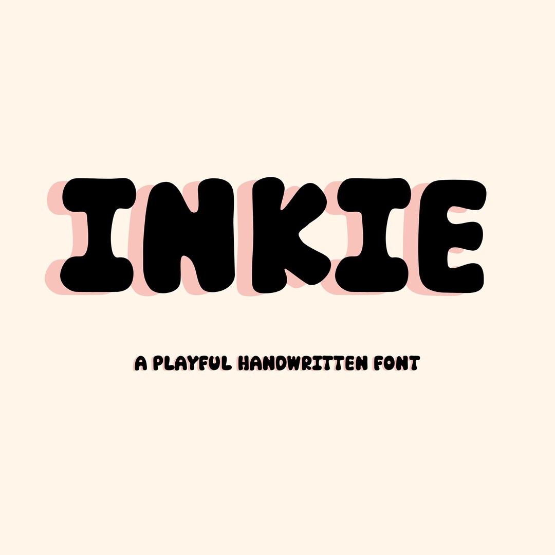 Playful Handwritten Font, Cute Font, Display Font, Logo Design, iPad ...