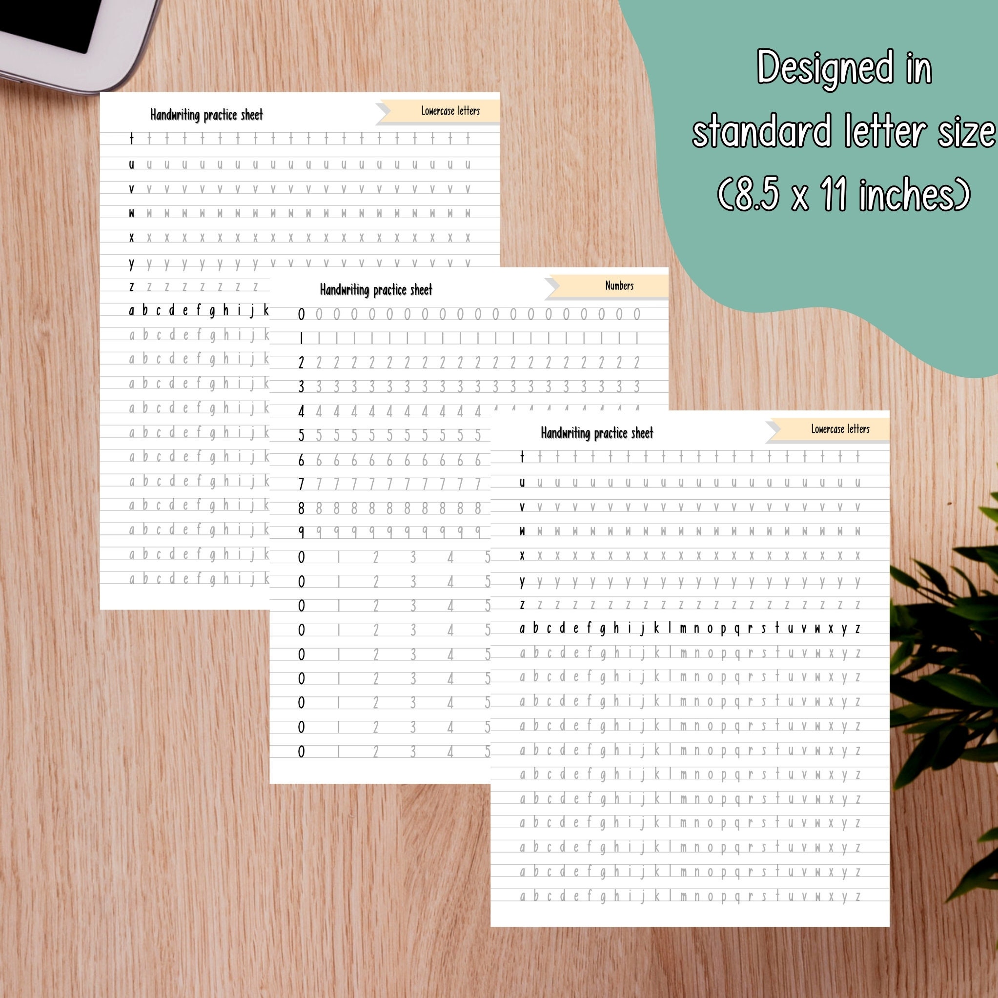 Neat Handwriting Practice Sheets, Alphabet Writing Practice, Printable ...