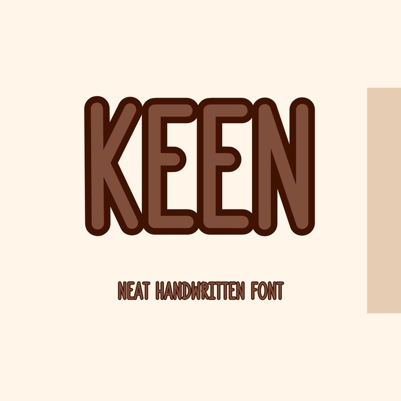 Neat Handwritten Font Simple Font Planner Font Digital - Etsy