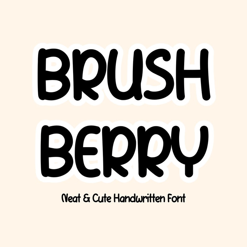 Neat & Cute Handwritten Font, Playful Font, Digital Planner Font, Study ...