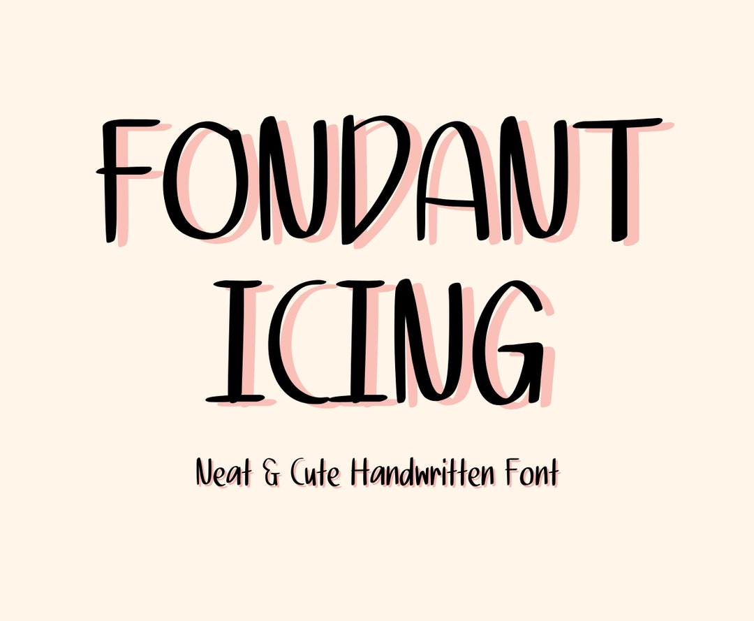 Neat Handwritten Font, Cute Font, Procreate Font, Goodnotes, Planner ...