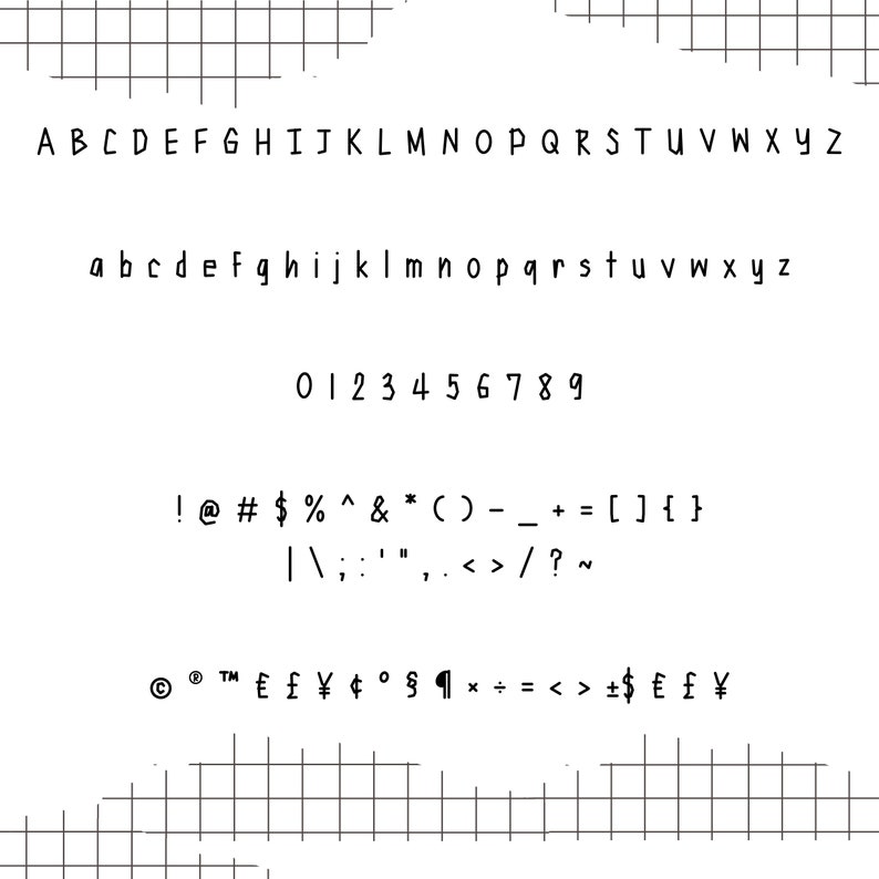 Too School Handwritten Font, Neat Handwriting Font, Cute Font, iPad ...