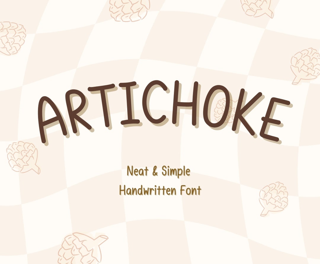 Neat Handwritten Font, Digital Planner Font, Realistic Handwriting Font ...