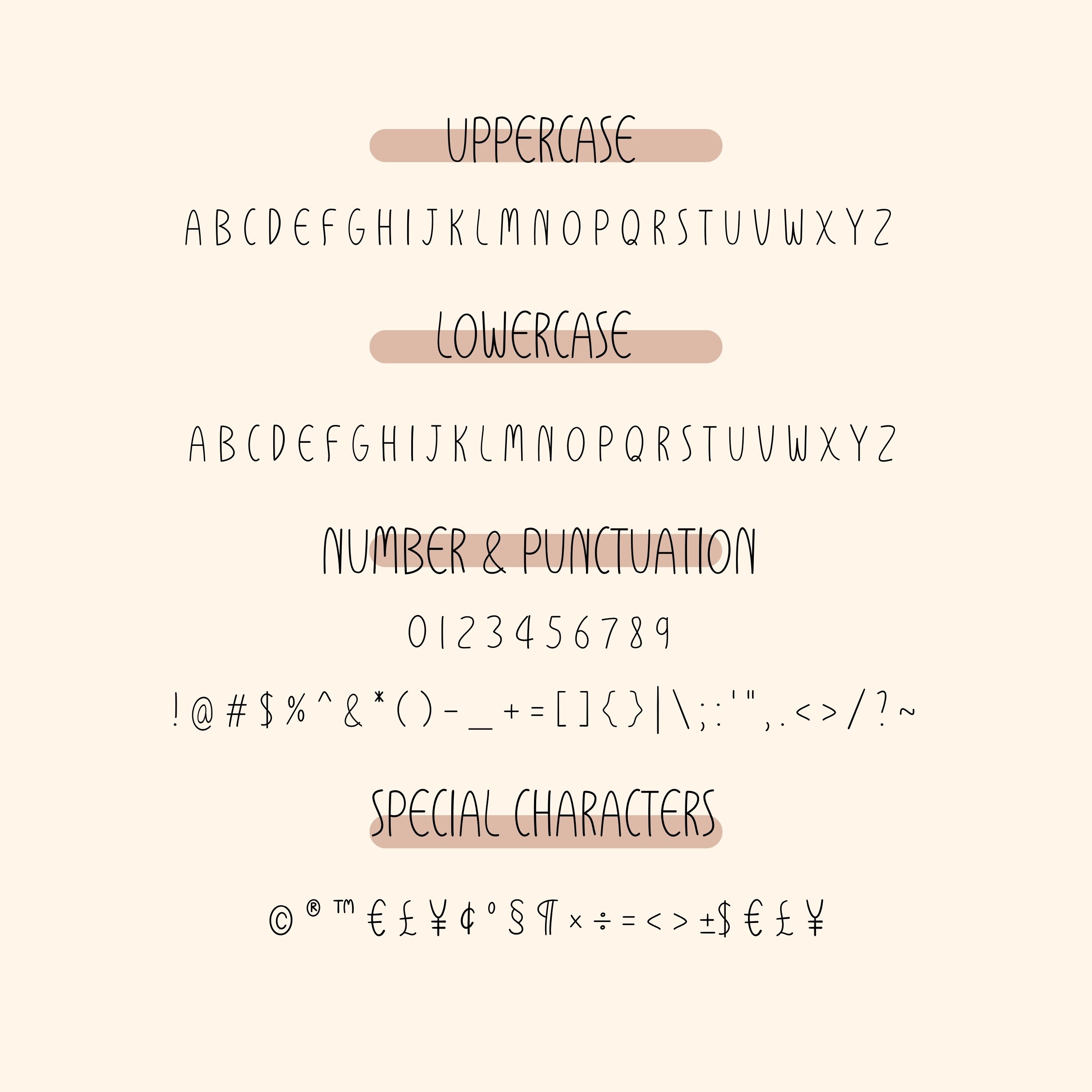 Handwritten Font, Goodnotes, Simple Font, Study Font, Digital Note Cute ...
