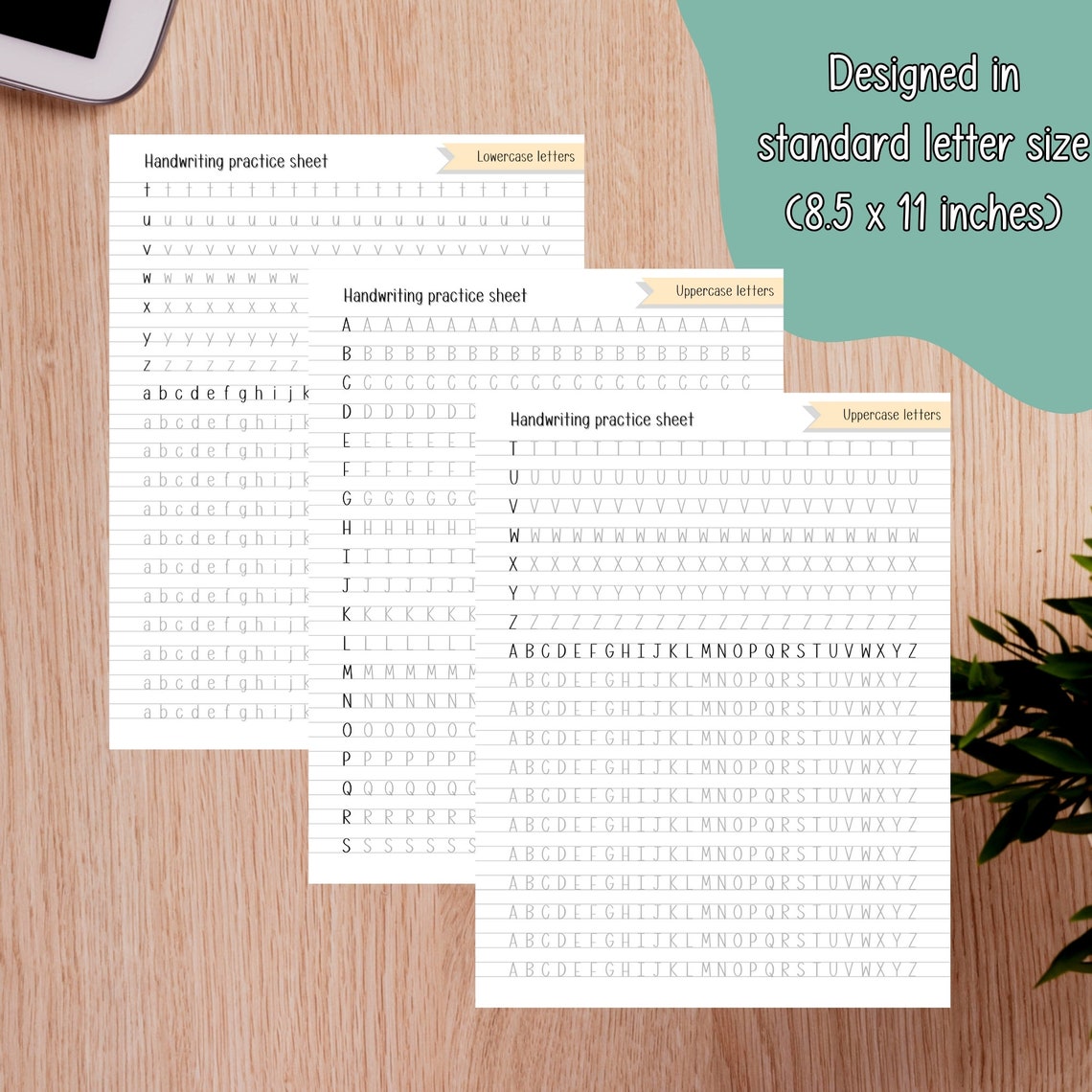 Neat Handwriting Practice Sheets, Alphabet Writing Practice, Printable ...