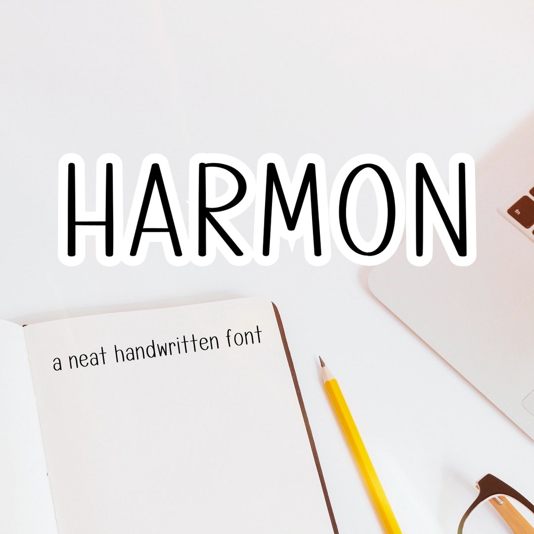 Neat Handwritten Font, Simple Font, Planner Font, Study Font, Journal ...