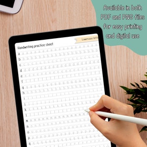 Neat Handwriting Practice Sheets, Alphabet Writing Practice, Printable ...