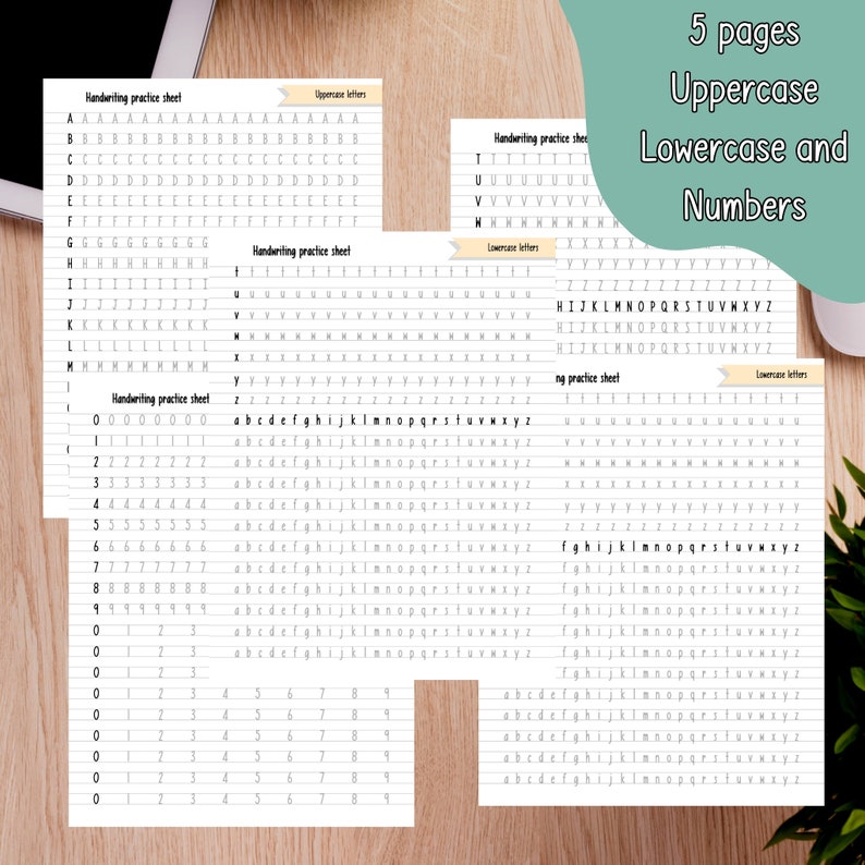 Neat Handwriting Practice Sheets, Alphabet Writing Practice, Printable ...