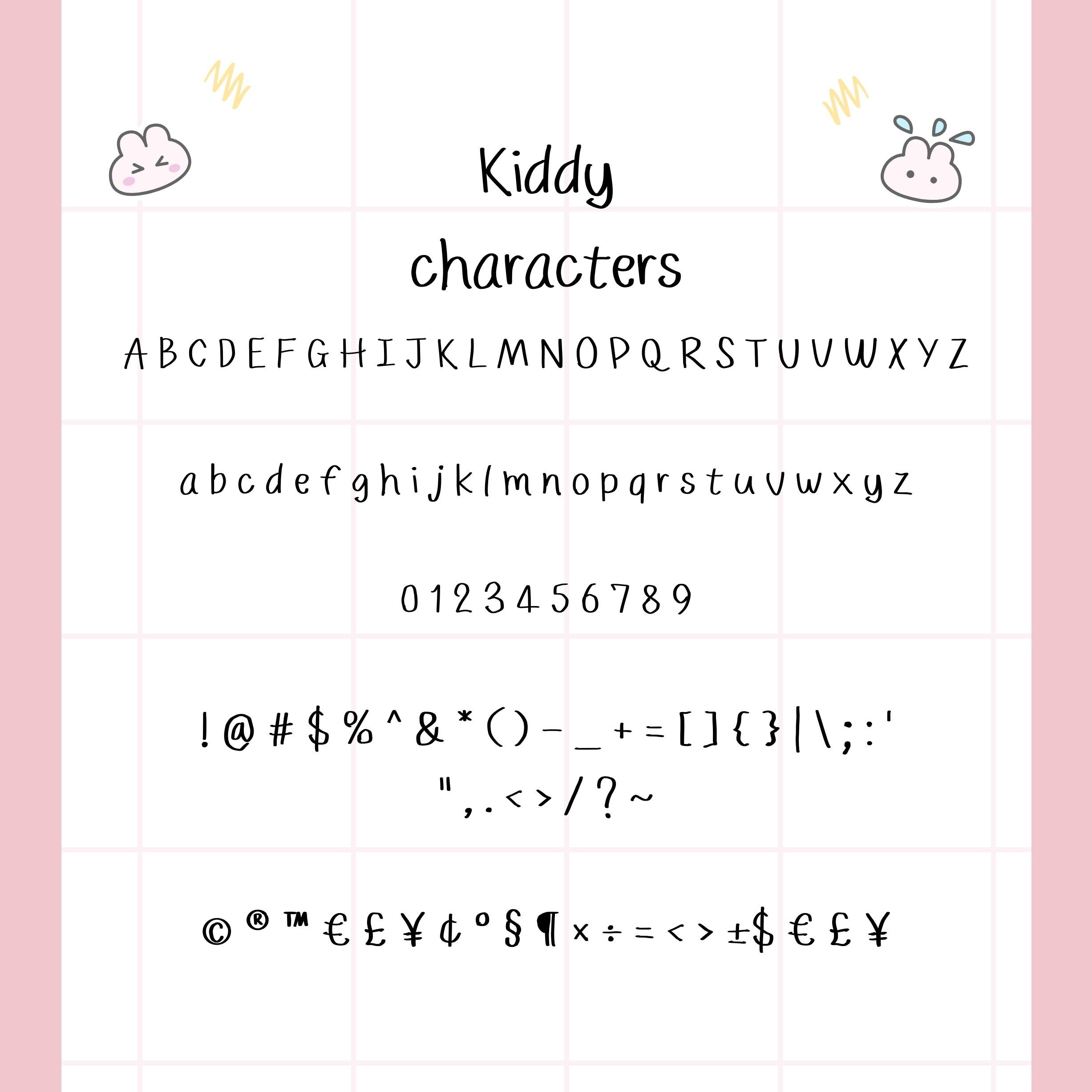 Cute Handwritten Font, Playful Font, Digital Planner Font, Study Font ...