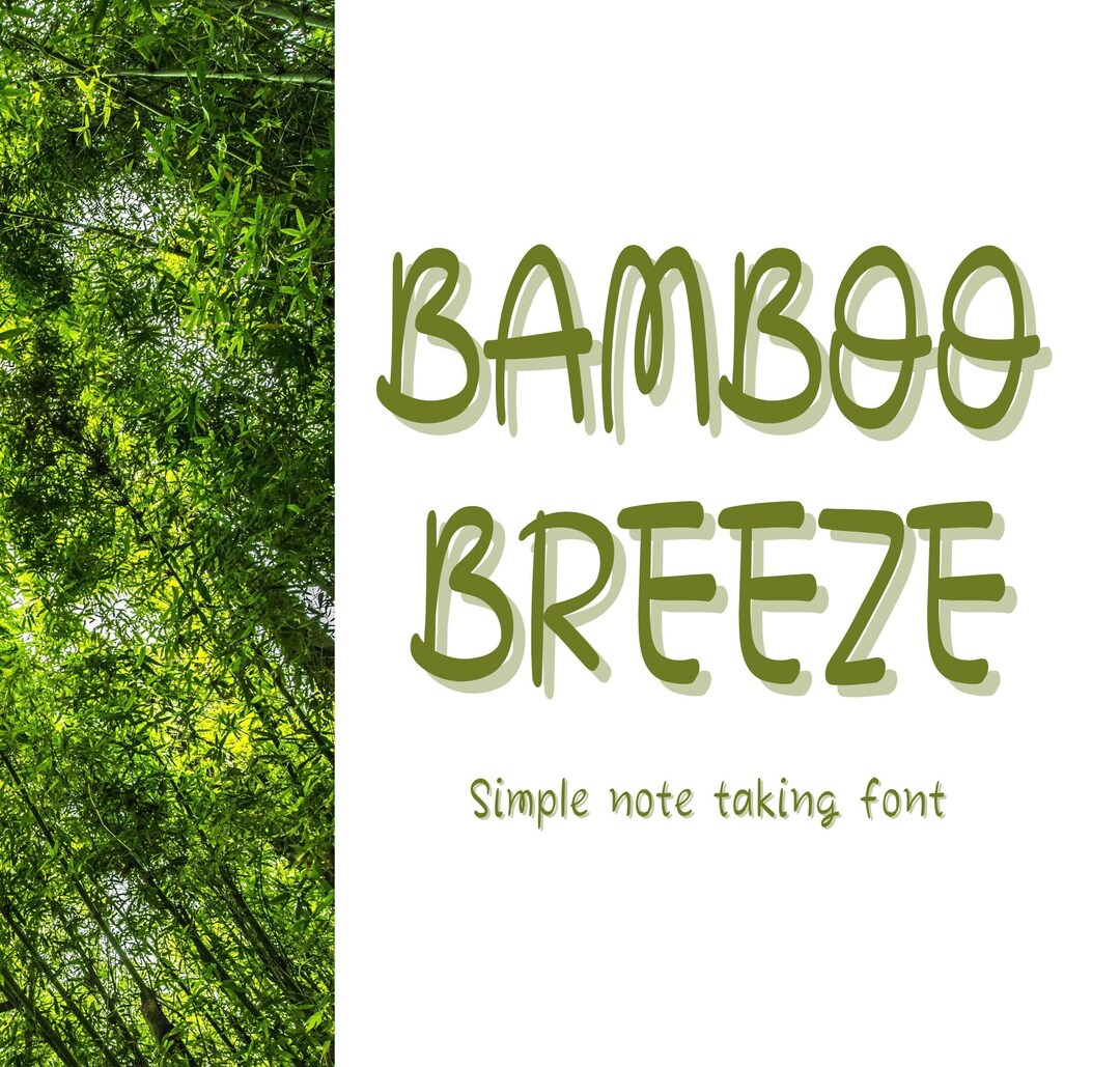 Simple Handwritten Note Taking Digital Planner Font - Etsy