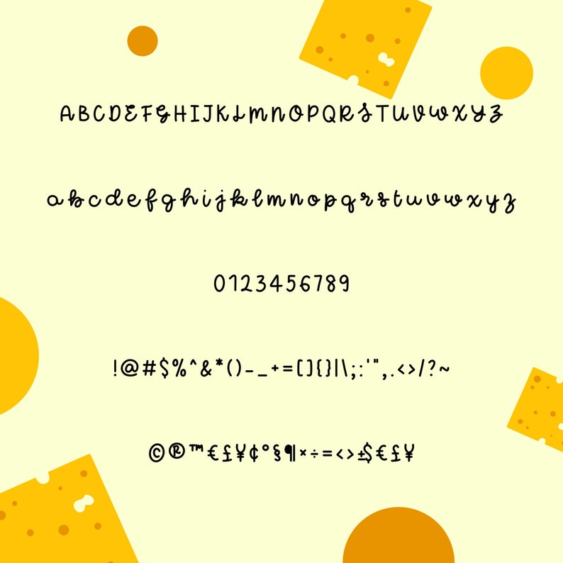 Cheesy Ramen Font - Handwritten Script Font, Modern Font, Cursive Font ...