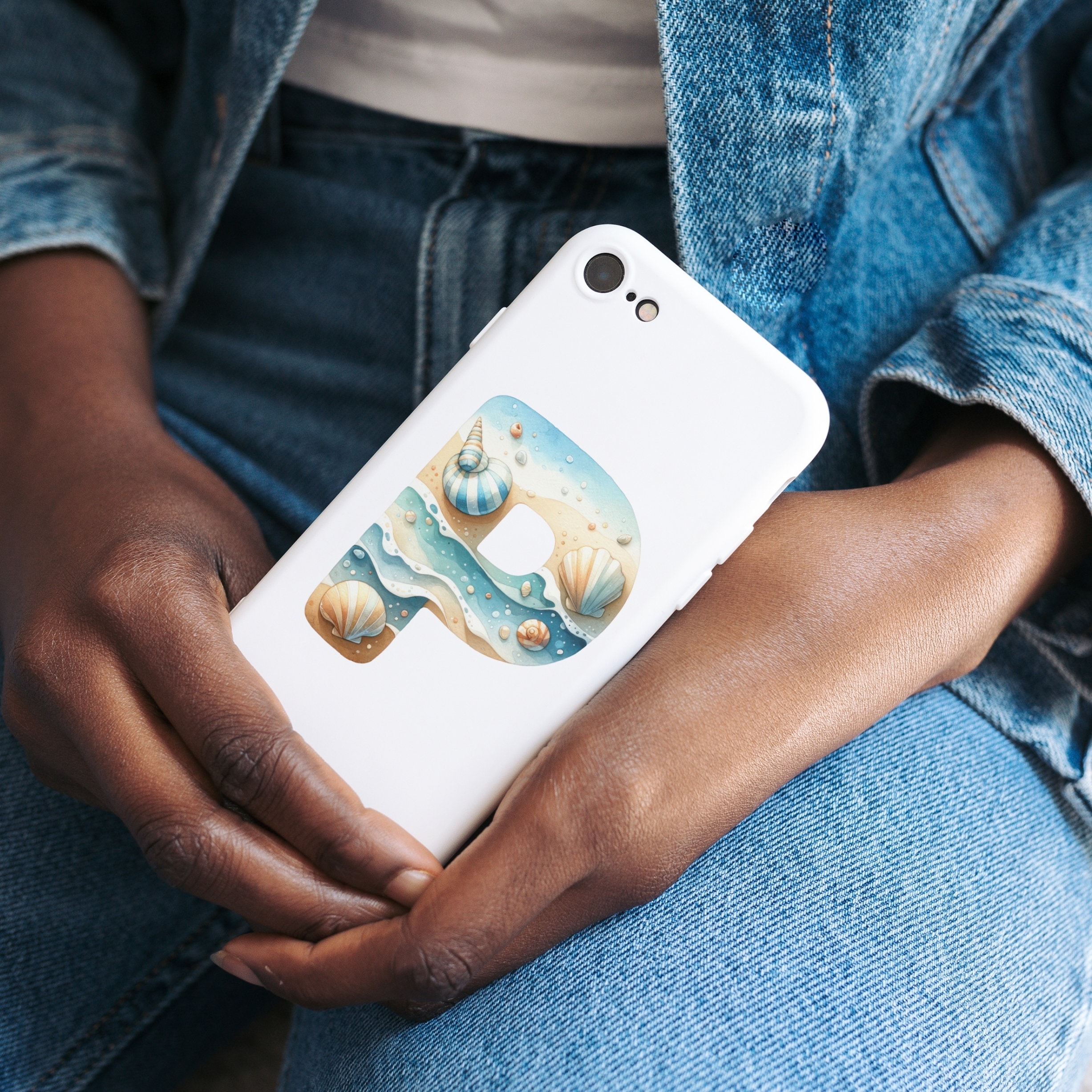 Beach Time Alphabet Clipart - Watercolor Letters Set, Coastal ABC ...