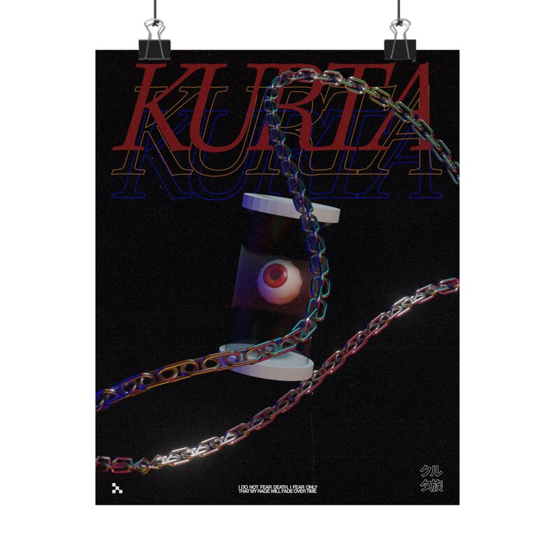 Kurta Clan - Hunter X Hunter Dark Aesthetic Poster | Anime Cyberpunk ...