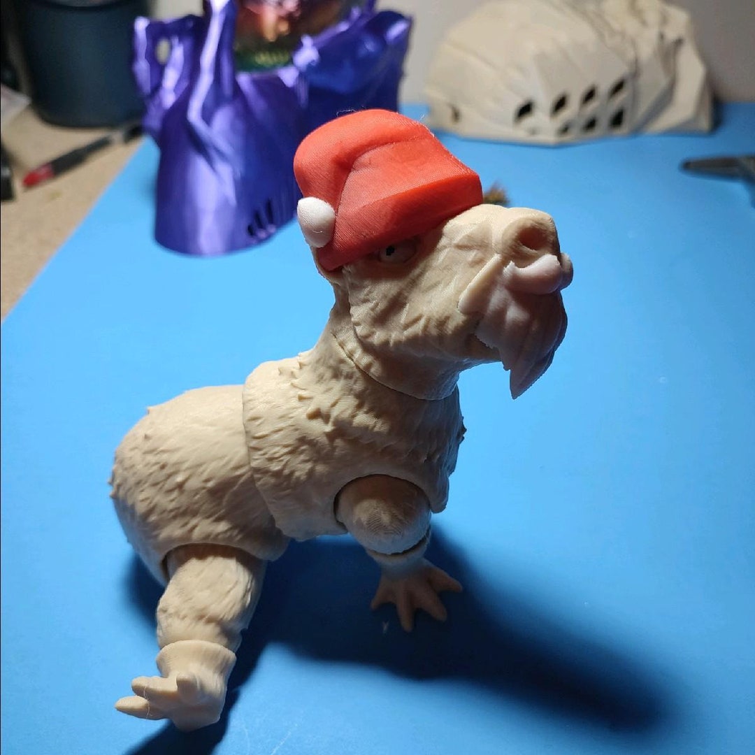 Christmas Themed Articulated Capybara - Etsy