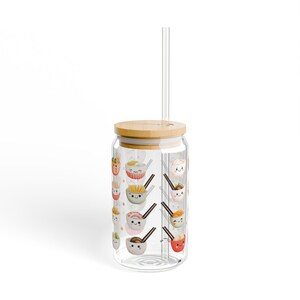 Ramen Kawaii Glass, 16oz Unique Glassware For, Kawaii Drinkware, Lily ...