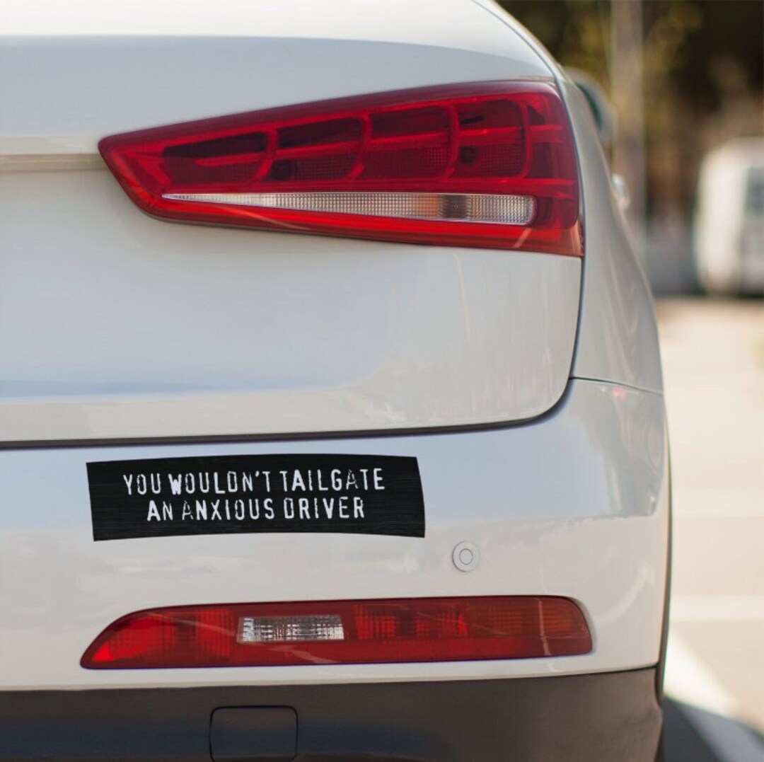 You Wouldn't Tailgate Bumper Sticker - Funny Meme Car Retro Ad Art ...