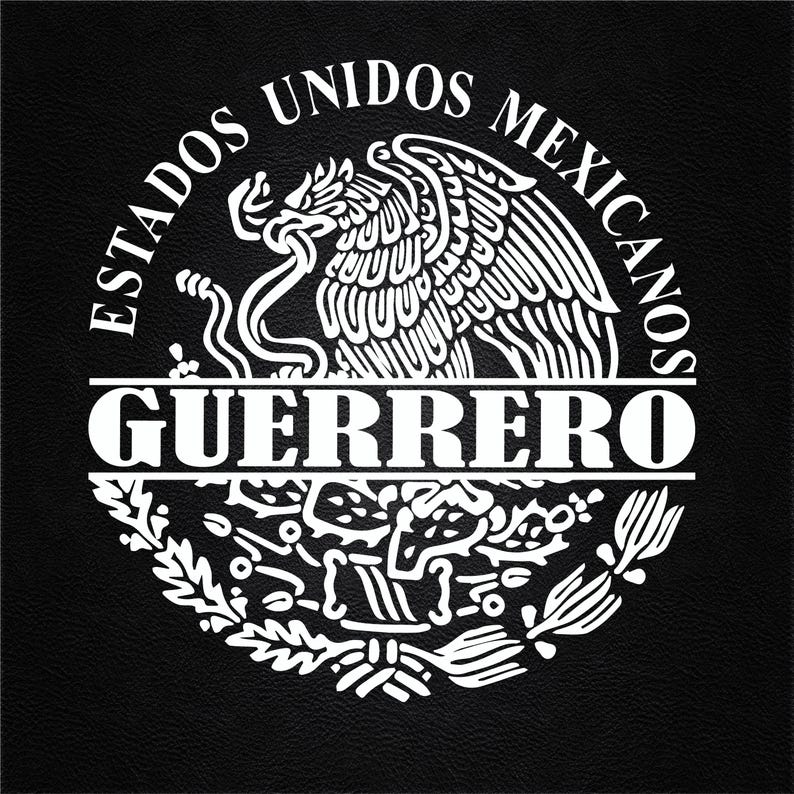 GUERRERO ESCUDO MEXICANO Svg /pdf / Cutting File / Cricut File / Ready ...