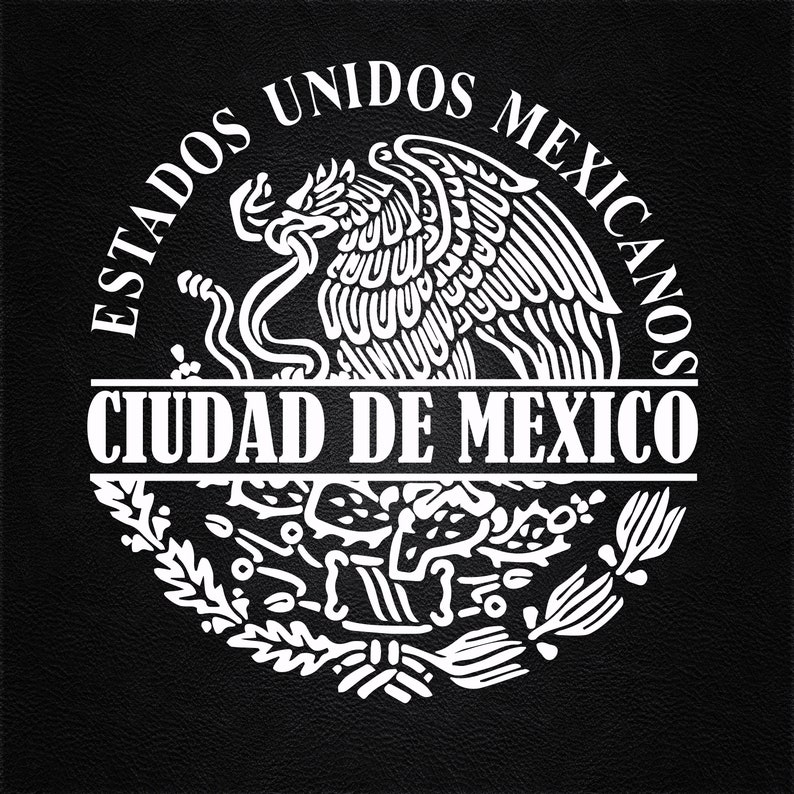 CDMX Escudo Mexicano Sticker Decal / Aguila Mexicana / Mexicano ...