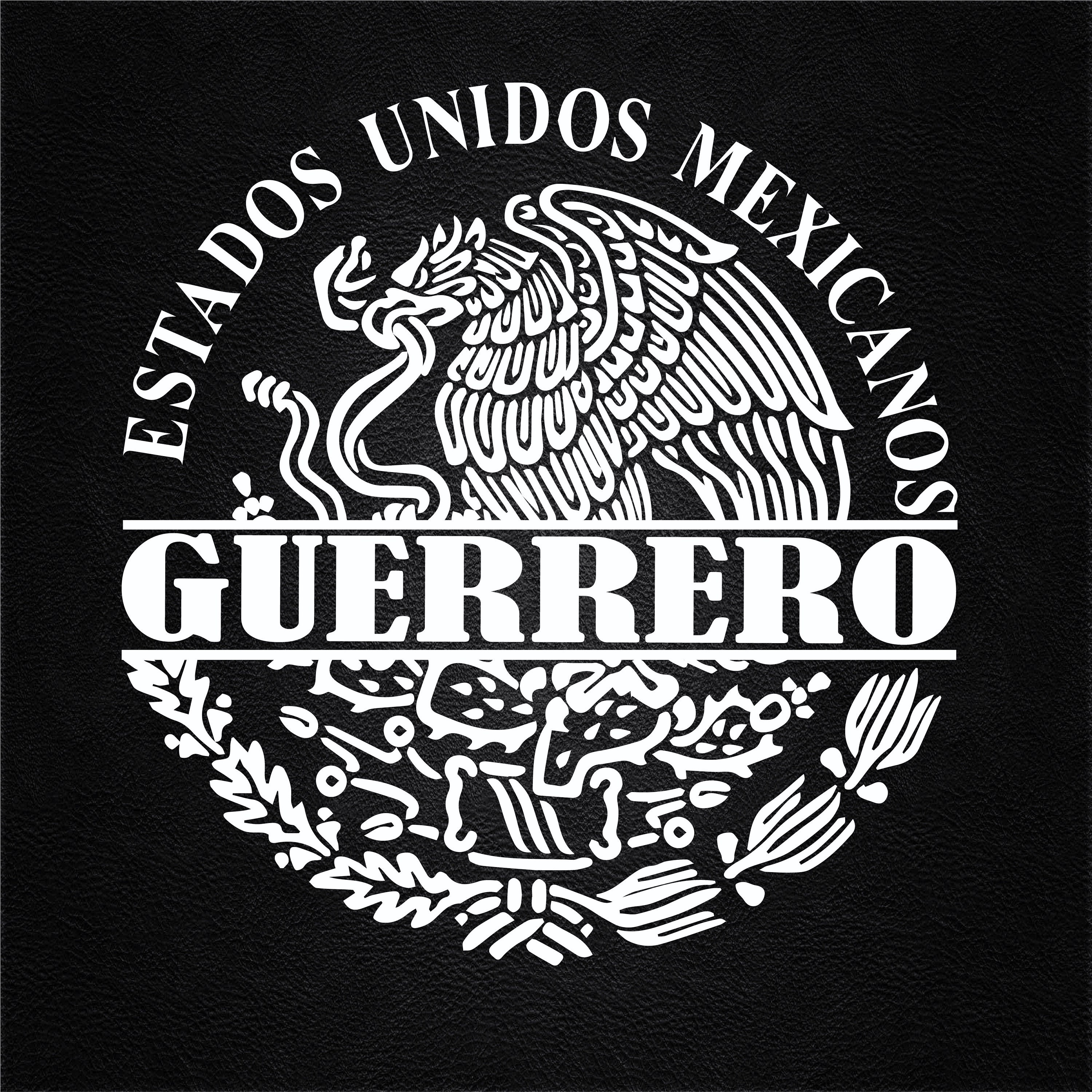 Guerrero Escudo Mexicano Sticker Decal / Aguila Mexicana / Mexicano ...
