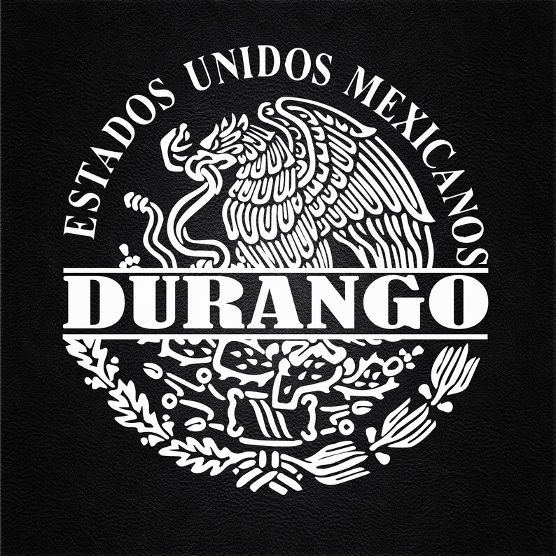 Durango Escudo Mexicano Decal / Aguila Mexicana / Orgullo Mexicano ...