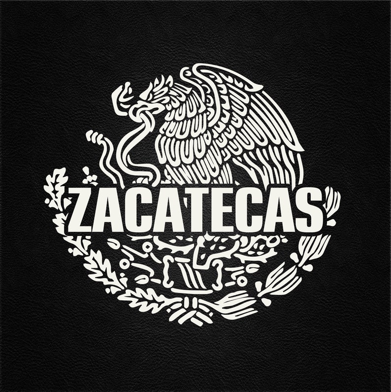 Zacatecas Escudo Mexicano Sticker Decal / Aguila Mexicana / Mexicano ...